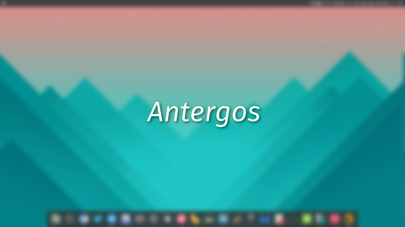 Breve introducción al proyecto Antergos y lo que nos ofrece