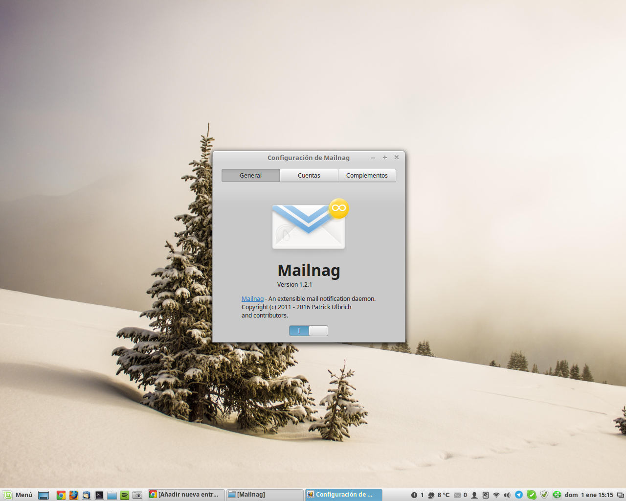 Mailnag: un notificador de correo para tu escritorio