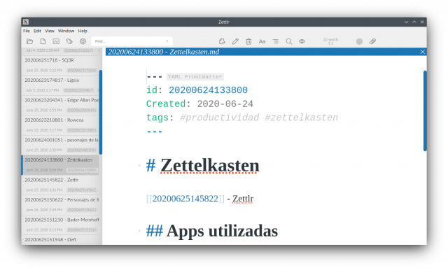 Zettlr: mucho más que un simple editor Markdown
